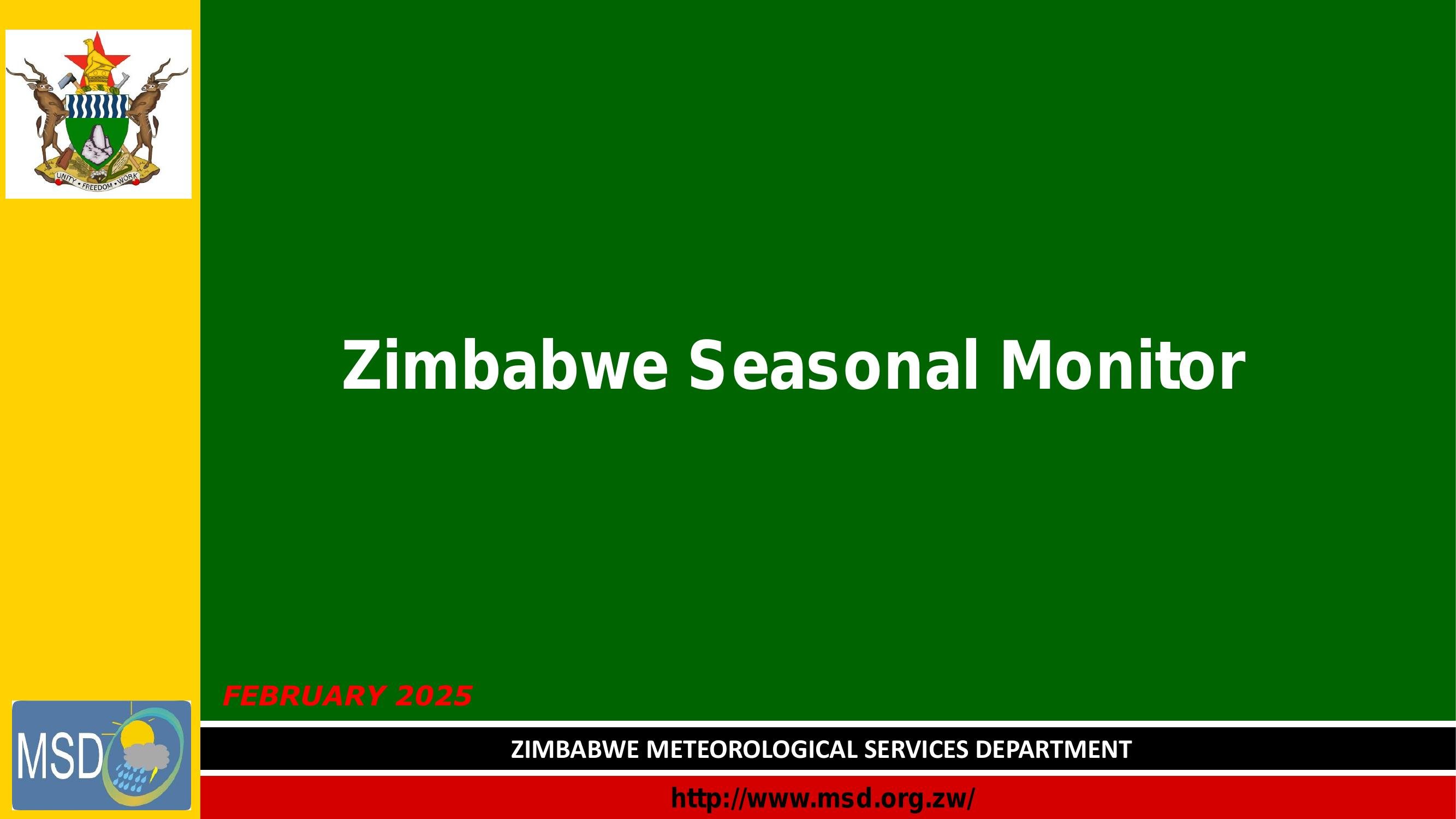Seasonal Monitor Bulletin